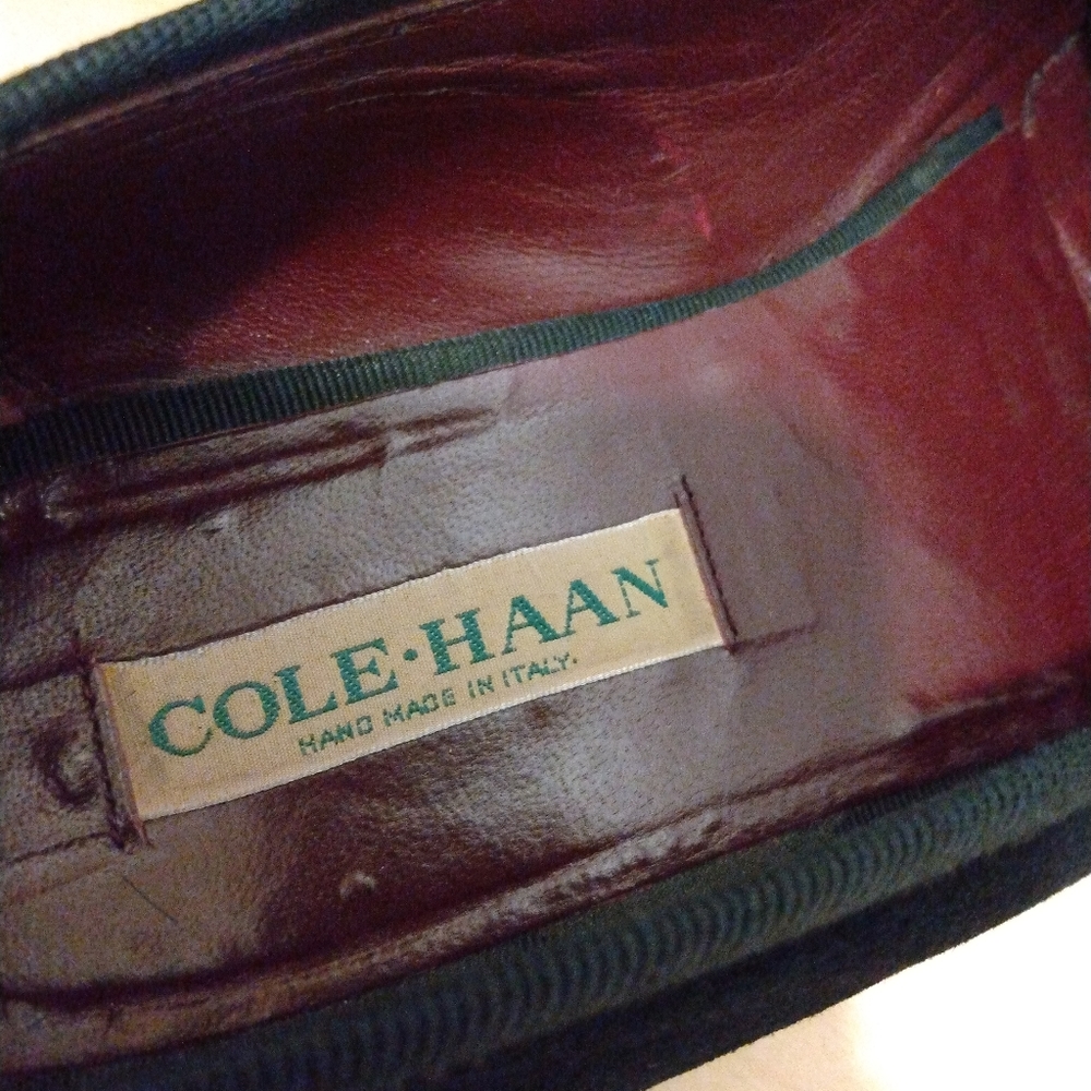 Cole Haan Crest Symbol Suede Loafers - Gem